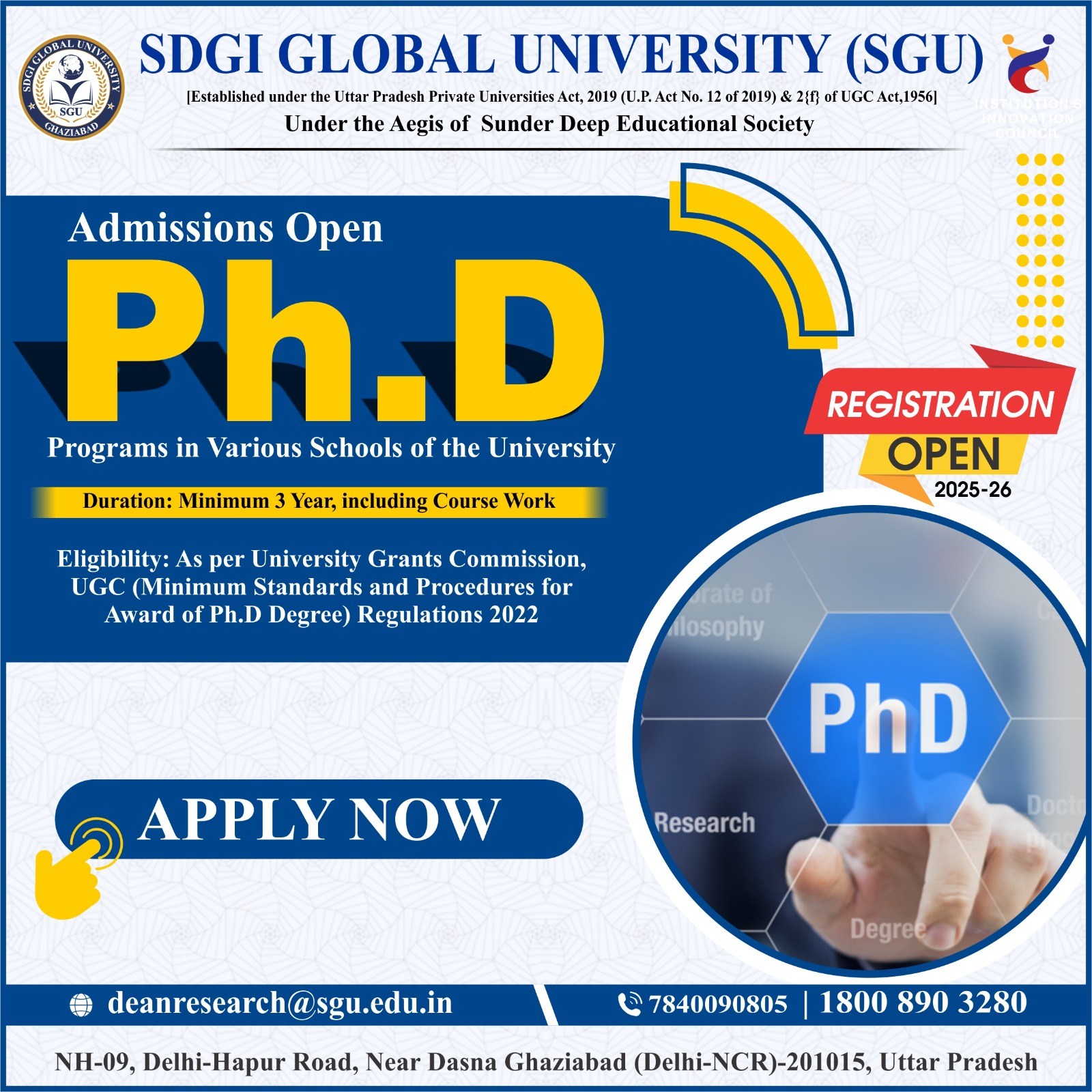 Top/Best Private University in Ghaziabad UP | SDGI Global University